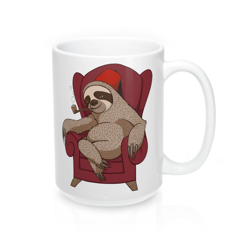 Sophisticated Sloth Coffee Mug – Sharptooth Snail