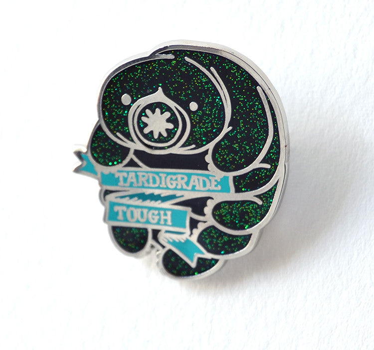 Tardigrade Tough Enamel Pin – Sharptooth Snail